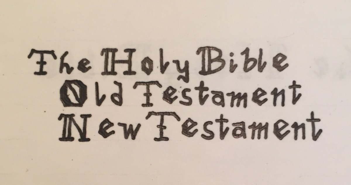 Creating a ‘Font’ for the Book – Mary’s Bible Project